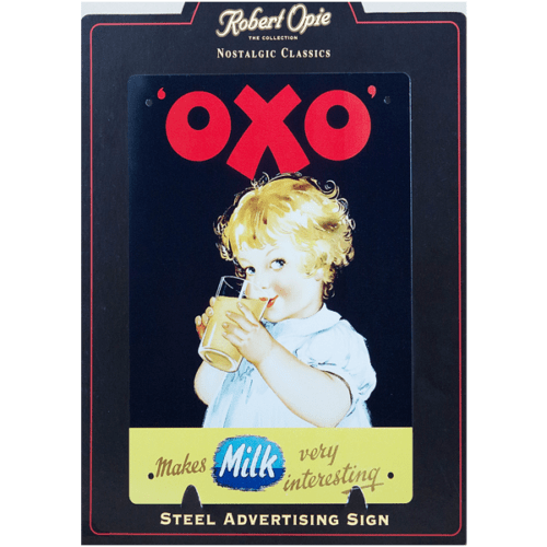 OXO Milk Vintage Sign - Vintage advertising wall sign