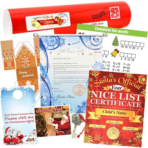 Convincing Letter and Scroll - Letter From Santa to Nonbeliever
